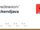 Github Devadewson Backendjava