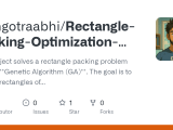Rectangle Packing Optimization Using Genetic Algorithm Optimizing