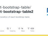 Issues React Bootstrap Table React Bootstrap Table2 Github
