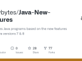 Github Eazybytes Java New Features Examples Java Programs Based On