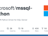 Github Microsoft Mssql Python