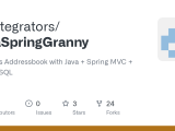 Github Osintegrators Javaspringgranny Granny S Addressbook With Java