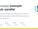 Github Testmoapp Example Github Parallel This Repository Contains An