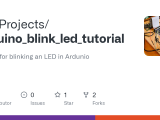 Github Iot Projects Arduino Blink Led Tutorial Tutorial For Blinking