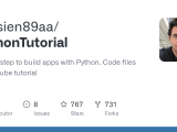 Github Hussien89aa Pythontutorial Step By Step To Build Apps With