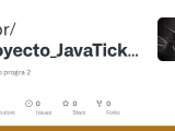 Github J Tor Proyecto Javaticket Proyecto Progra 2