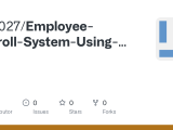 Github Anil027 Employee Payroll System Using Java