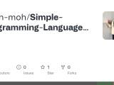 Github Farah Moh Simple Programming Language Compiler