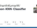 Github Prashanthkumarm Python Knn Classifier