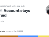 Account Stays Cached Issue 856 Formidablelabs React Native App