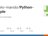Github Angelo Mando Python Sample My Python Examples
