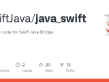 Github Swiftjava Java Swift Support Code For Swift Java Bridge