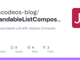 Github Johncodeos Blog Expandablelistcomposeexample Make Expandable