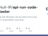 Github Devnull Ir Api Run Code Rextester Run Code With Rextester