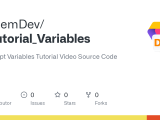 Github Esteemdev Jstutorial Variables Javascript Variables Tutorial