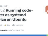 Running Code Server As Systemd Service On Ubuntu Coder Code Server