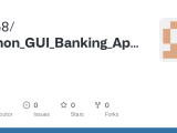 Github At358 Python Gui Banking Application