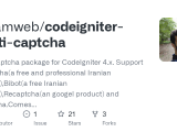 Github Datamweb Codeigniter Multi Captcha Multi Captcha Package For