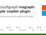 Github Microsoftgraph Msgraph Sample Copilot Plugin Budget Tracker