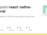 Github Kulsjoshi React Native Tutorial This Repository Is Built For