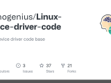 Github Techogenius Linux Device Driver Code Linux Device Driver Code