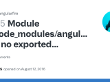 Module Node Modules Angularfire2 Angularfire2 Has No Exported