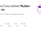 Github Fluttertutorialnet Flutter How To How To Do In Flutter
