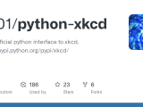 Github Tc01 Python Xkcd An Unofficial Python Interface To Xkcd