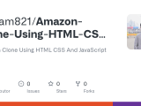 Github Shivam821 Amazon Clone Using Html Css And Javascript Amazon