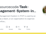 Task Management System In Php With Source Code Topbar Php At Main