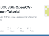 Github Xxh2000866 Opencv Python Tutorial рџ Opencv Python Image