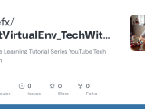 Github Jpbefx Firstvirtualenv Techwithtim Ml Tutorial Machine