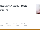 Github Rashmivernekarn Java Programs