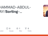 Github Muhammad Abdul Rafay Sorting Visualization Using Html Css Js