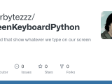 Github Kill3rbytezzz Screenkeyboardpython Keyboard That Show
