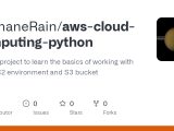 Github Methanerain Aws Cloud Computing Python A Small Project To