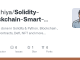 Github Mekhiya Solidity Blockchain Smart Contract Python Projects