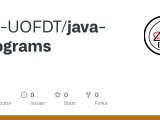 Github Ns Uofdt Java Programs