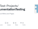 Github Do Test Projects Documentationtesting Testing Out Wikis And Pages