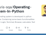 Github Mharis Sqa Operating System In Python This Operating System