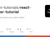 Github Kachi Tutorials React Router Tutorial How To Structure Your