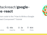 Github Fullstackreact Google Maps React Companion Code To The How