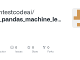 Github Learntestcodeai Test Pandas Machine Learning