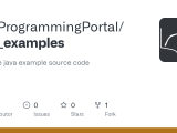 Github Theprogrammingportal Java Examples Youtube Java Example