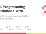 Github Wdiii Programming Foundations With Javascript Html And Css
