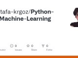 Github Mustafa Krgoz Python For Machine Learning