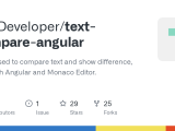 Github Bit Developer Text Compare Angular A Tool Used To Compare