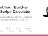 Github Chihichadi Build A Javascript Calculator Build A Javascript
