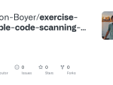 Github Simon Boyer Exercise Enable Code Scanning Using Codeql