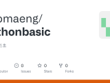 Github Jihomaeng Pythonbasic 파이썬 기초